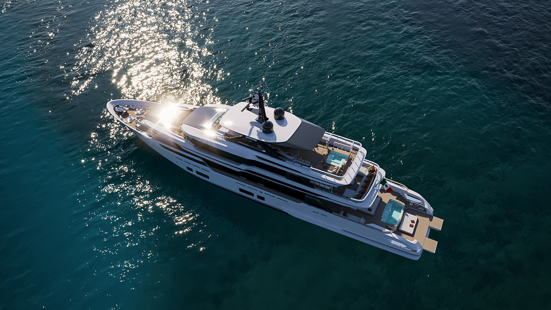 Le Custom Line 50 M/Y ASANTE, premier superyacht tout en aluminium ...